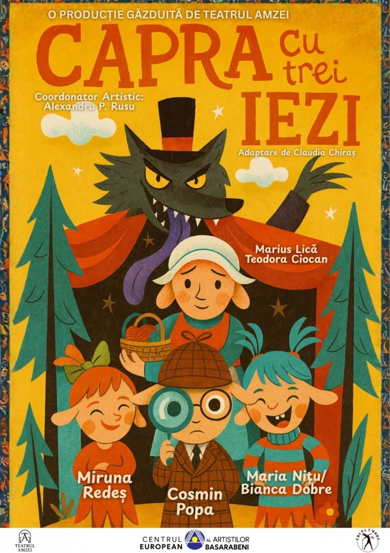 Cumpără bilete la Capra cu trei iezi la Teatrul Amzei (Alive Theatre ...